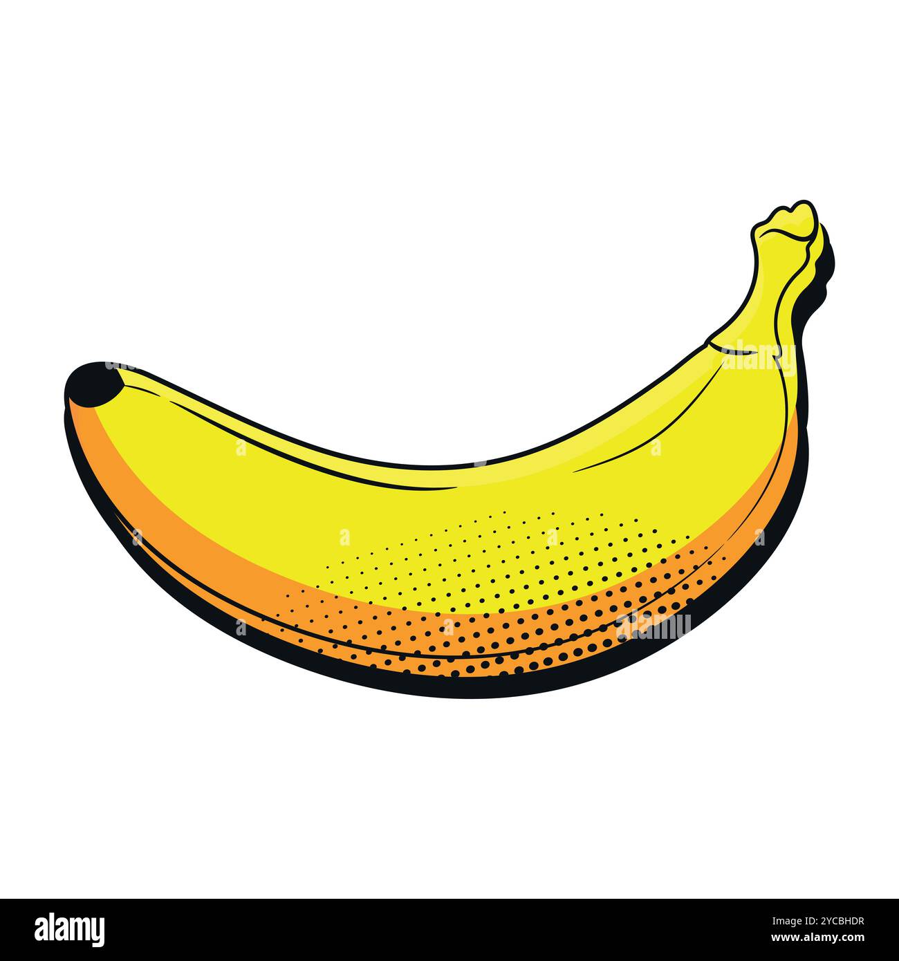 Retro banana vector vectors hi-res stock photography and images - Alamy