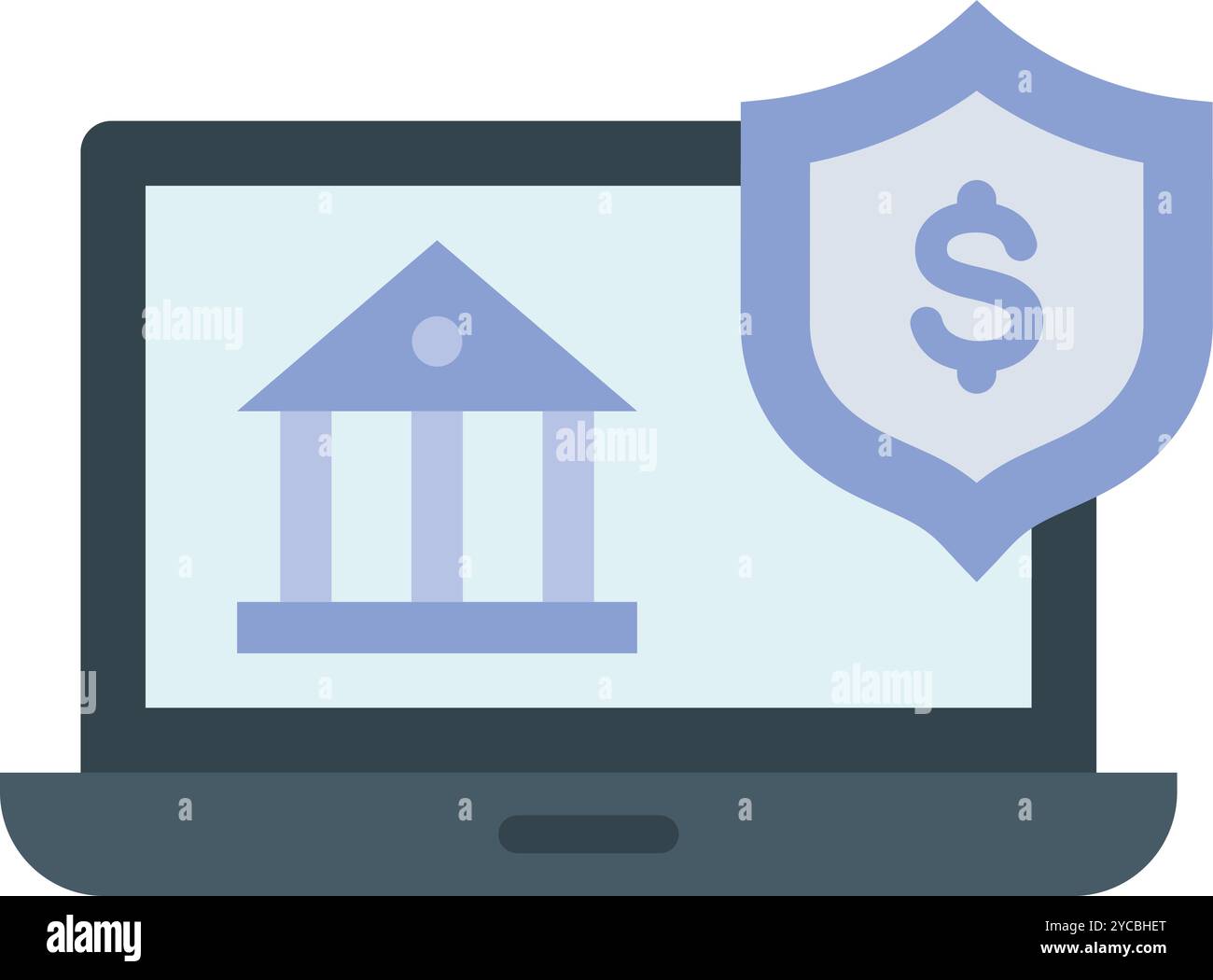 Online Banking Security icon vector image. Suitable for mobile ...