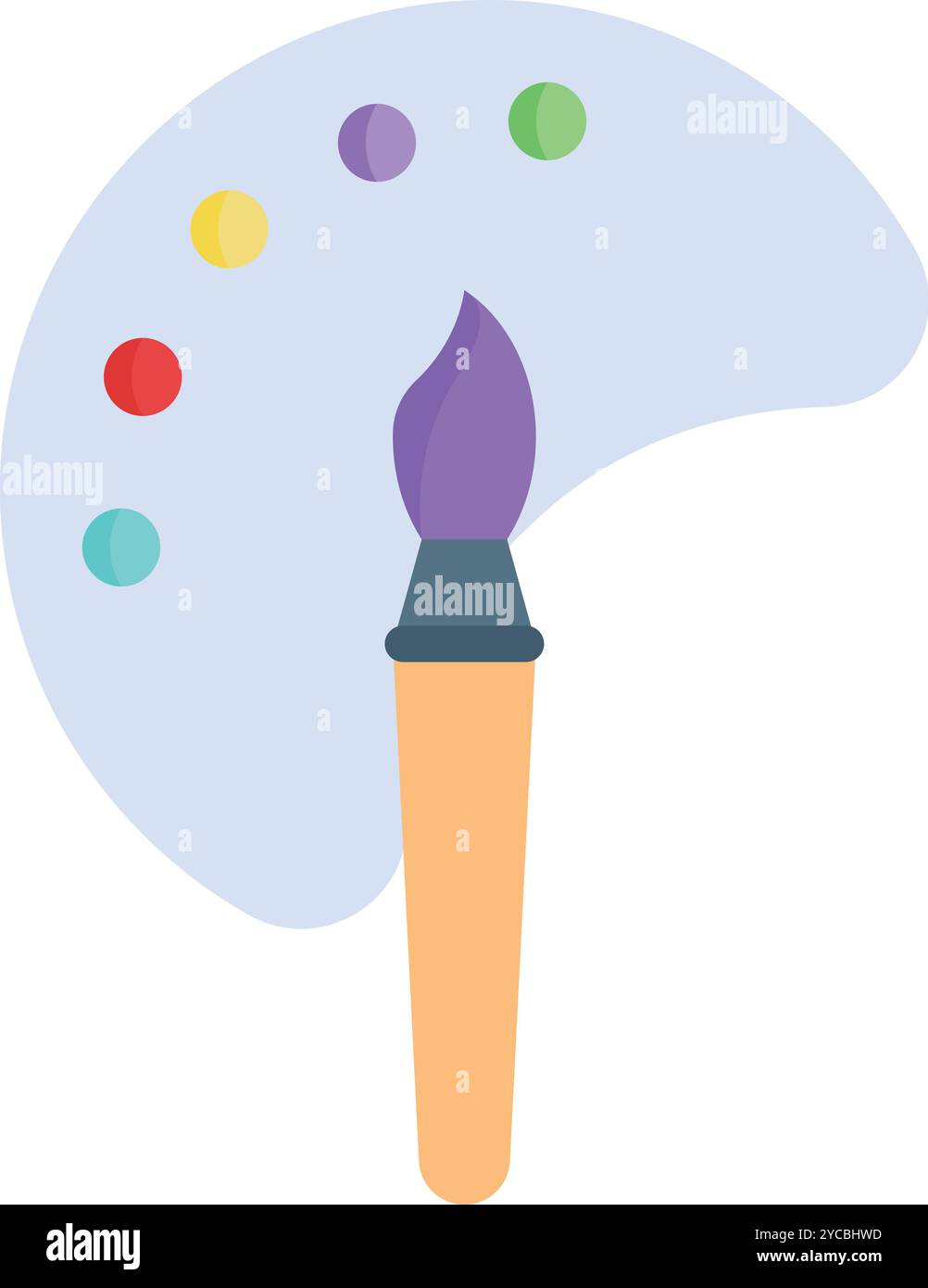 Paint icon vector image. Suitable for mobile application web ...