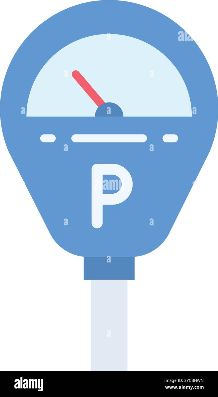 Parking Meter icon vector image. Suitable for mobile application web application and print media ...