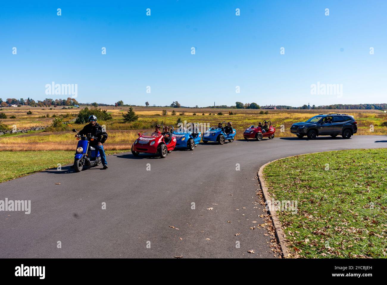 Gettysburg, PA, USA – October 19, 2024: Visitors to the Gettysburg ...