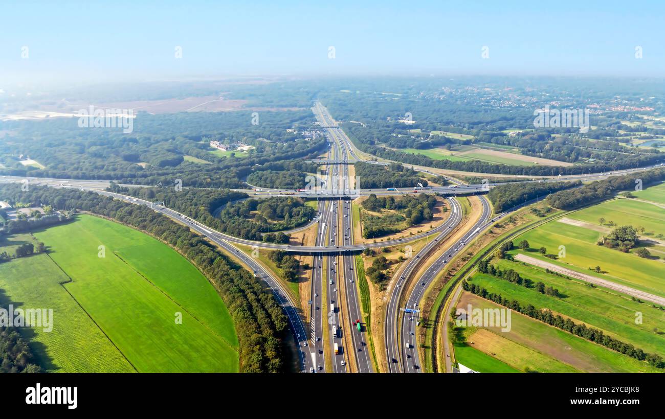 Curve bridge from aerial hi-res stock photography and images - Alamy