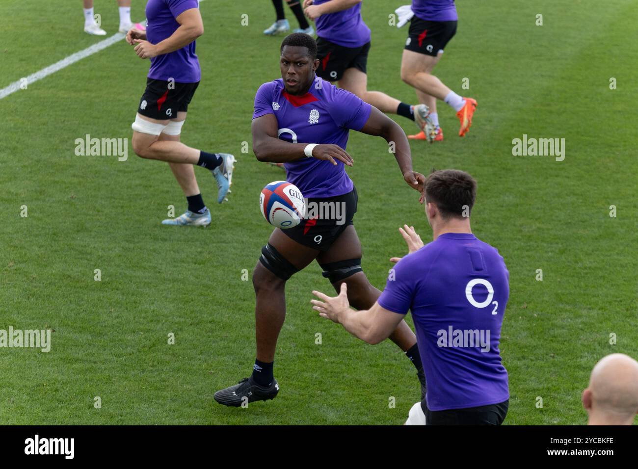 Girona, Spain, 22nd October 2024 - Maro Itoje training at England men's ...