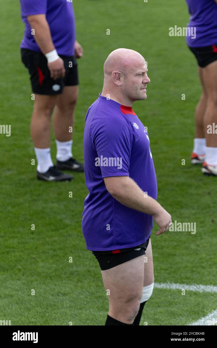 Girona, Spain, 22nd October 2024 - Dan Cole training at England men's ...