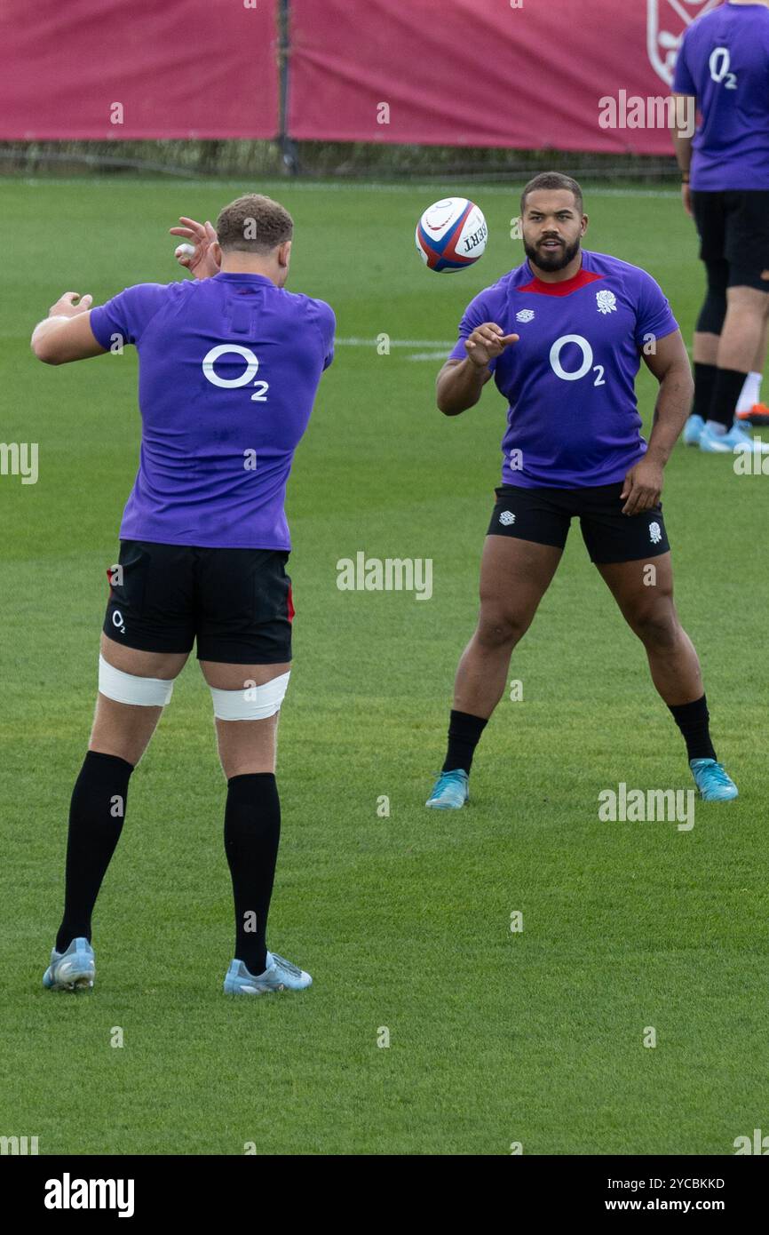 Girona, Spain, 22nd October 2024 - Ollie Lawrence training at England ...