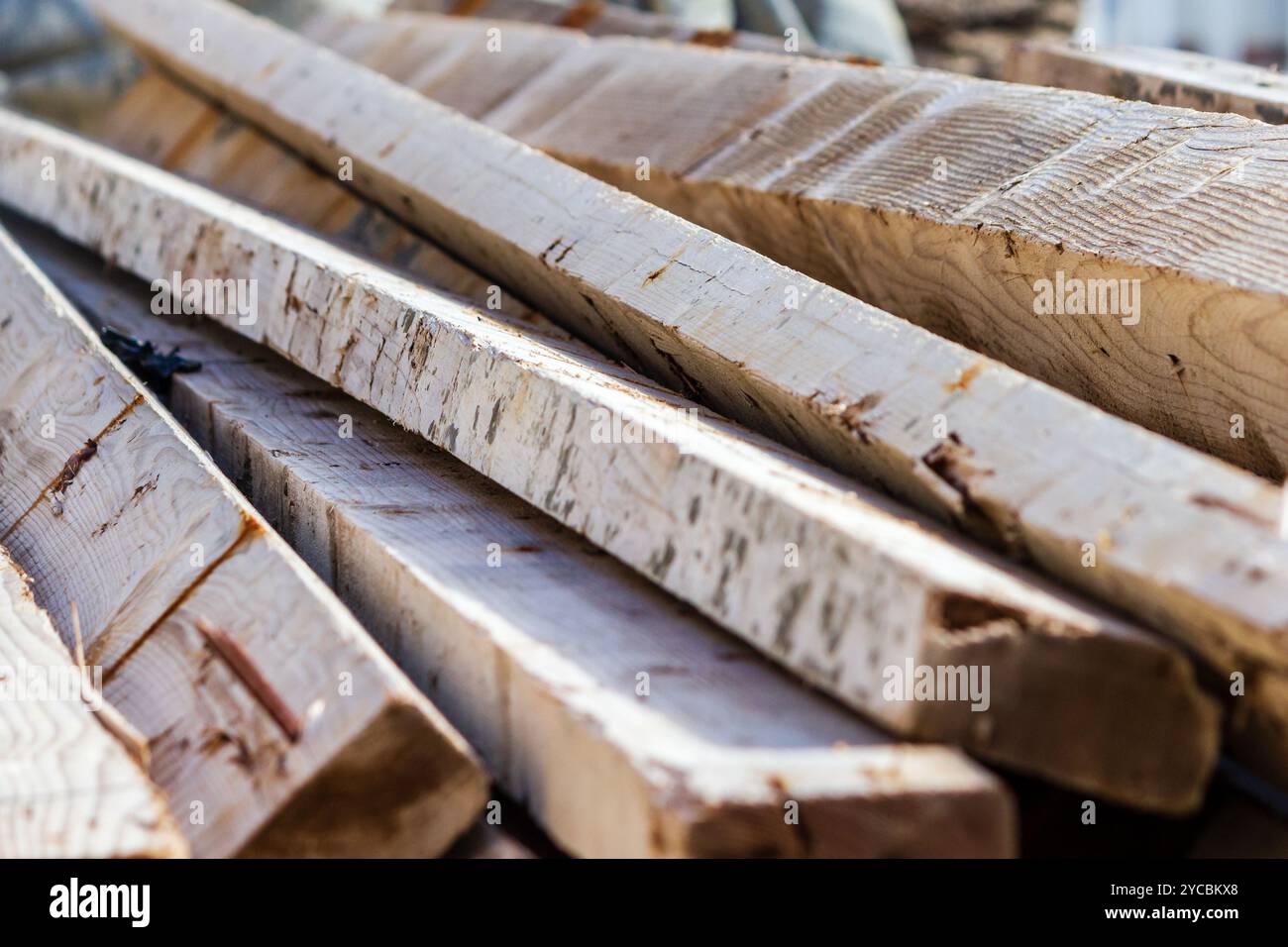 Stack construction planks close hi-res stock photography and images - Alamy