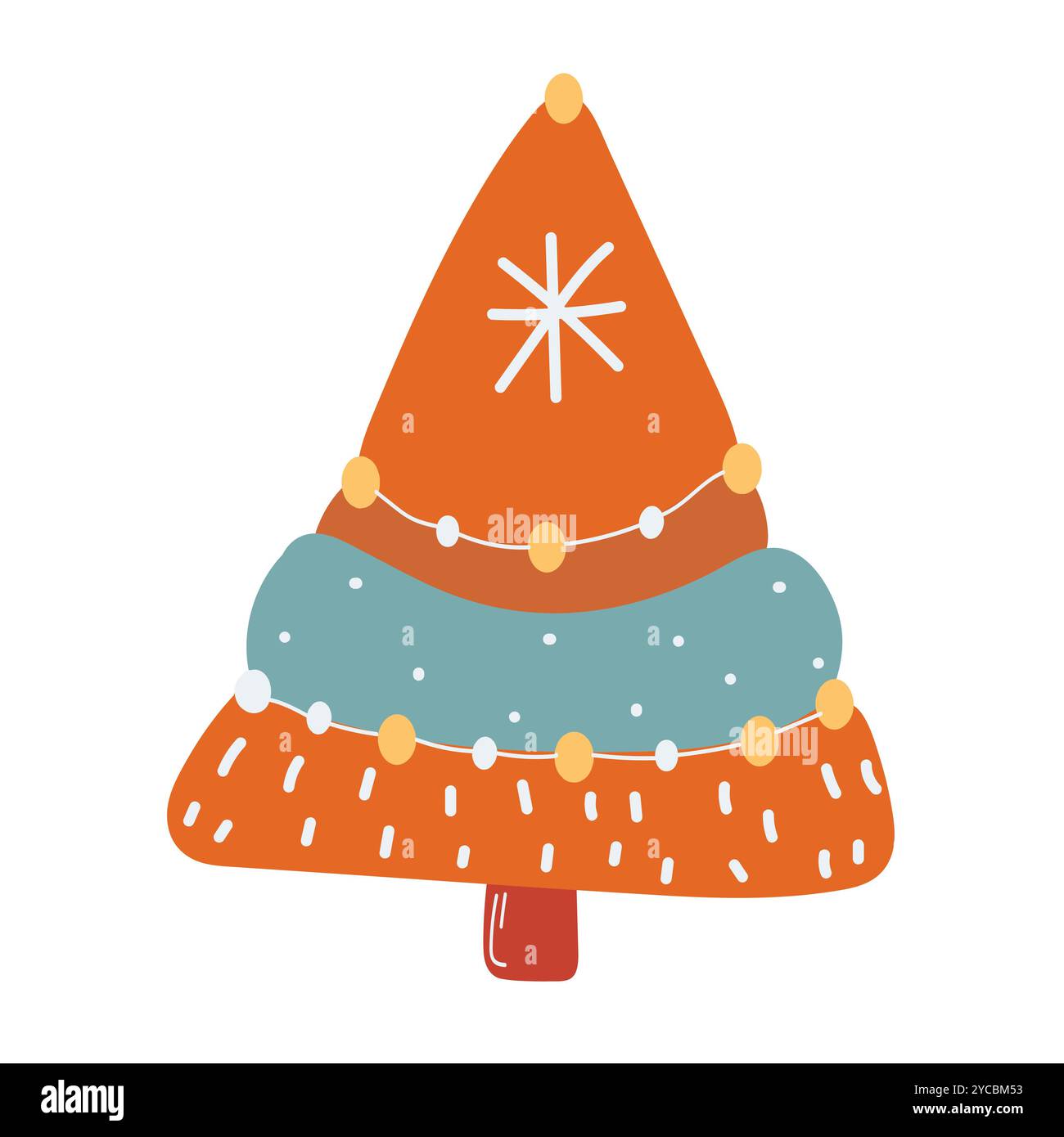 Christmas tree decoration. Vector illustration Stock Vector Image & Art ...