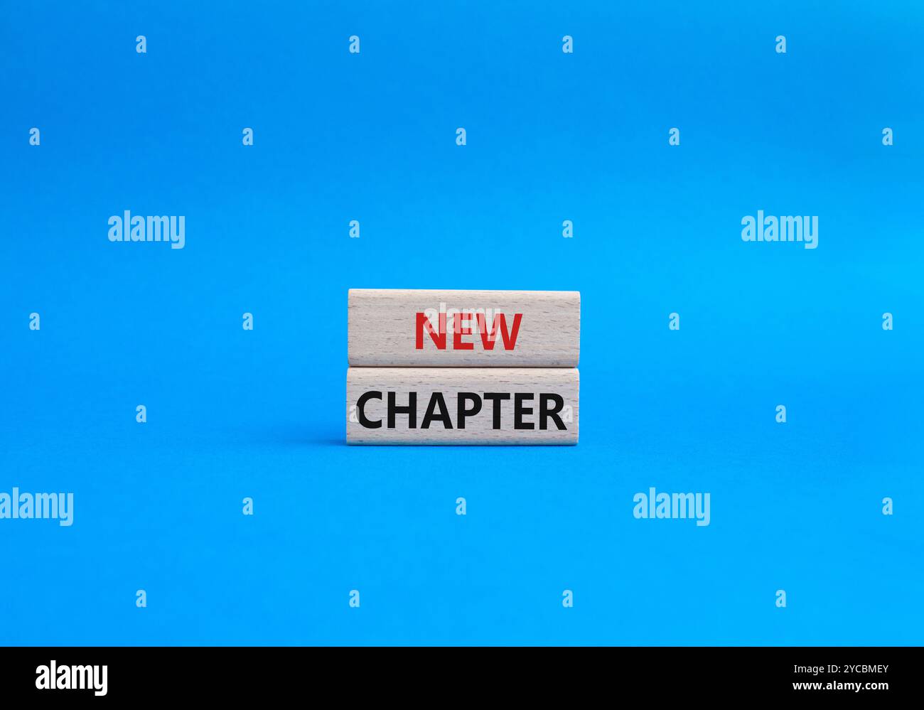New Chapter symbol. Concept word New Chapter on wooden blocks ...