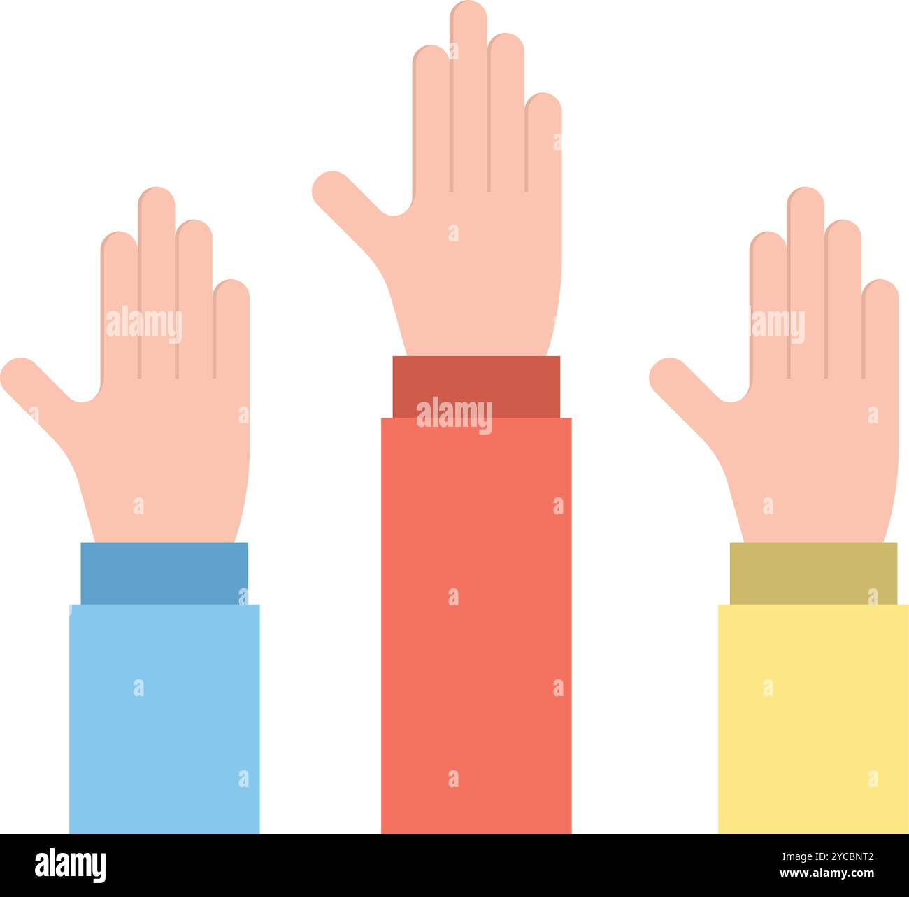 Raise Hand icon vector image. Suitable for mobile application web ...