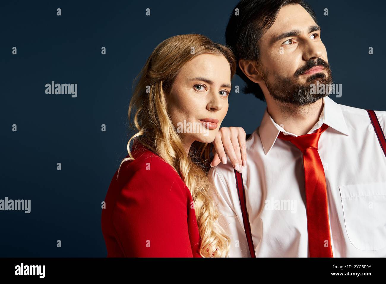 Showcasing the couple in formal attire hi-res stock photography and ...