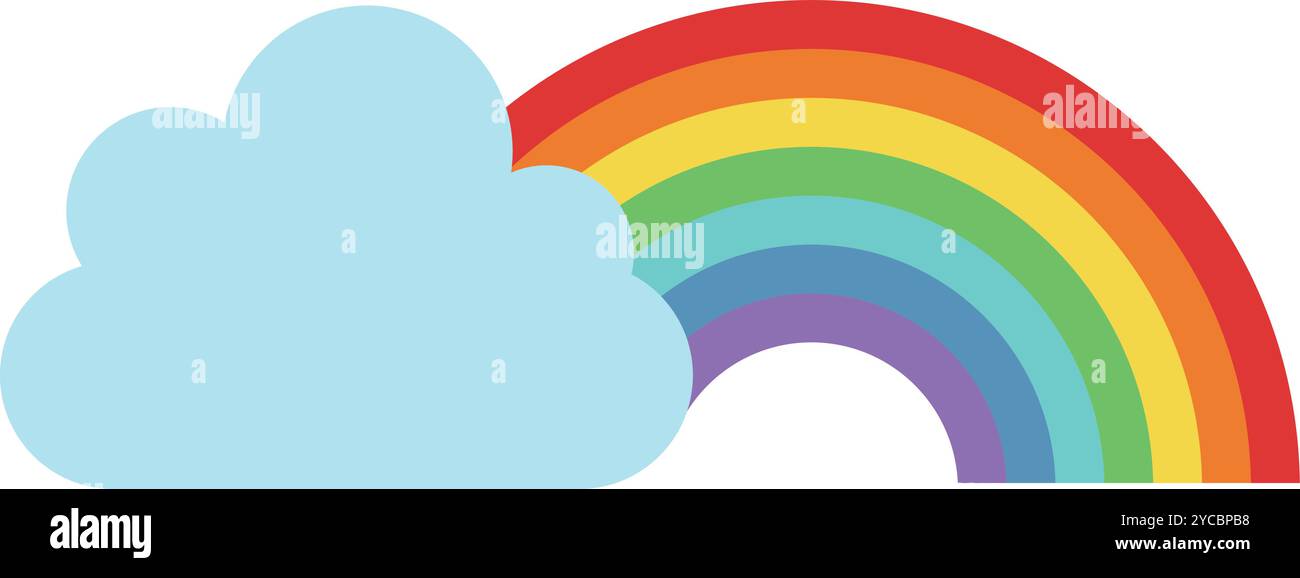 Rainbow icon vector image. Suitable for mobile application web ...