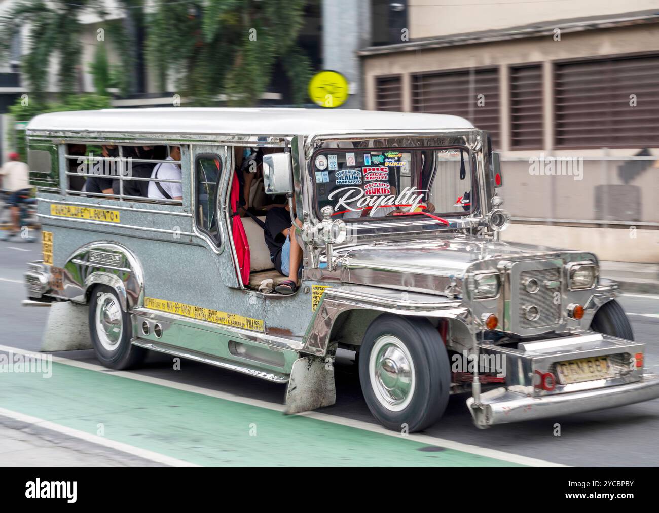 Manila,Philippines-January 13 2023:The colorful,rustic vehicles rush ...