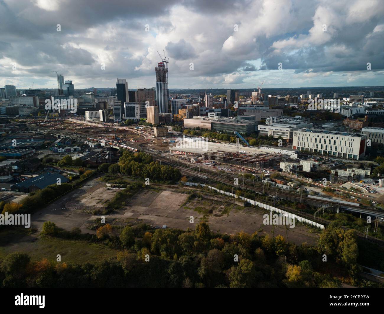 Curzon Street, Birmingham, 22nd October - Work continues on HS2 in ...