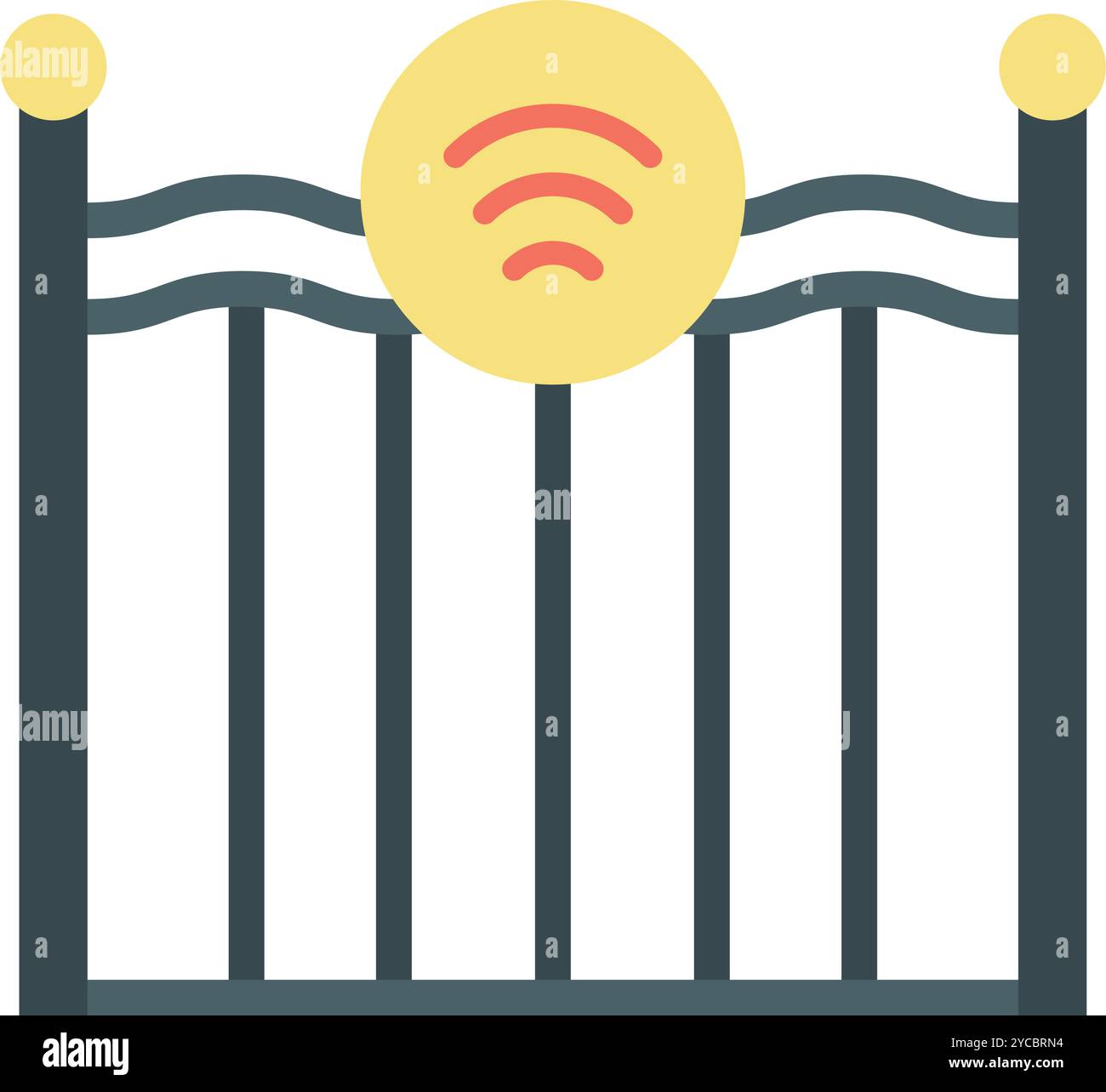 Smart Gate icon vector image. Suitable for mobile application web ...