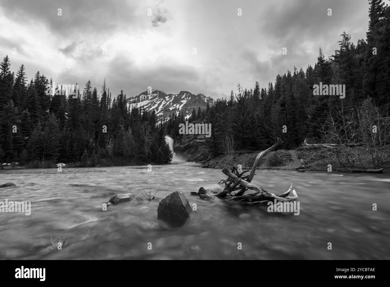 River of montana Black and White Stock Photos & Images - Alamy