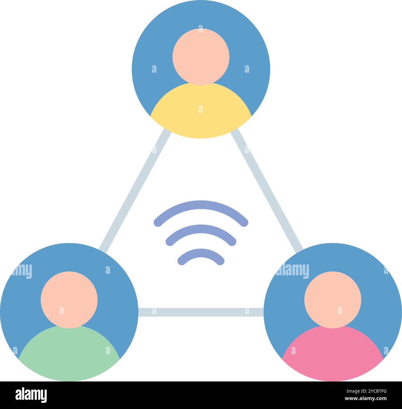 Social Hub icon vector image. Suitable for mobile application web ...