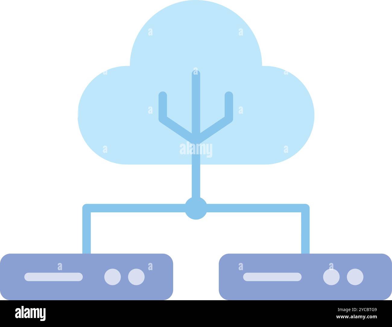 Software Defined Networking Icon Vector Image Suitable For Mobile Application Web Application