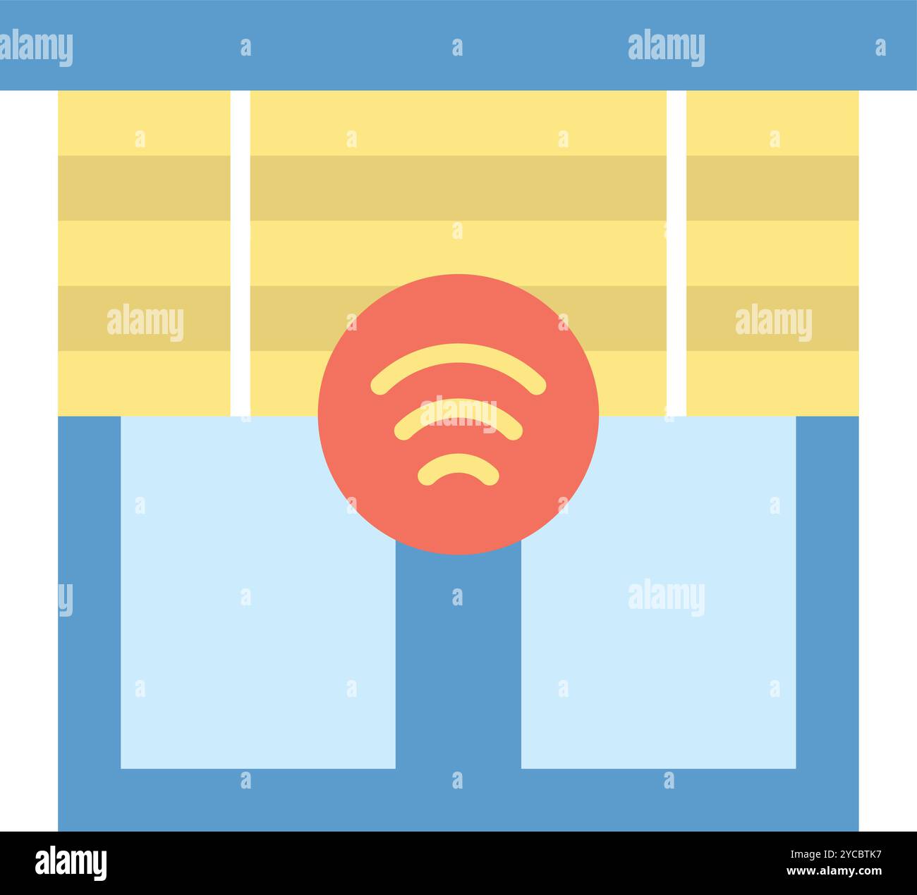 Smart Blind icon vector image. Suitable for mobile application web ...