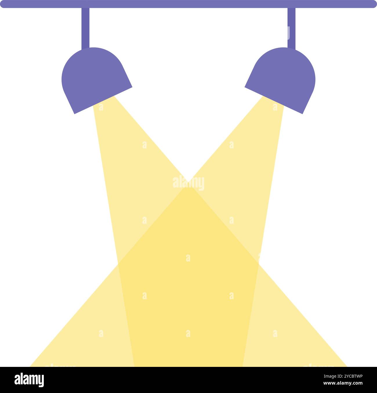 Spotlight icon vector image. Suitable for mobile application web ...