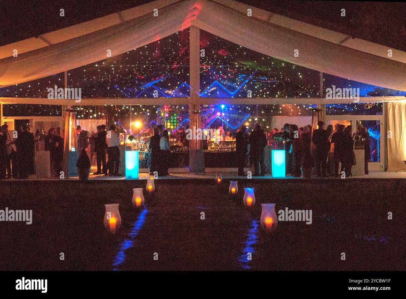 Private party nightclub set up in the garden of large home in the Home ...