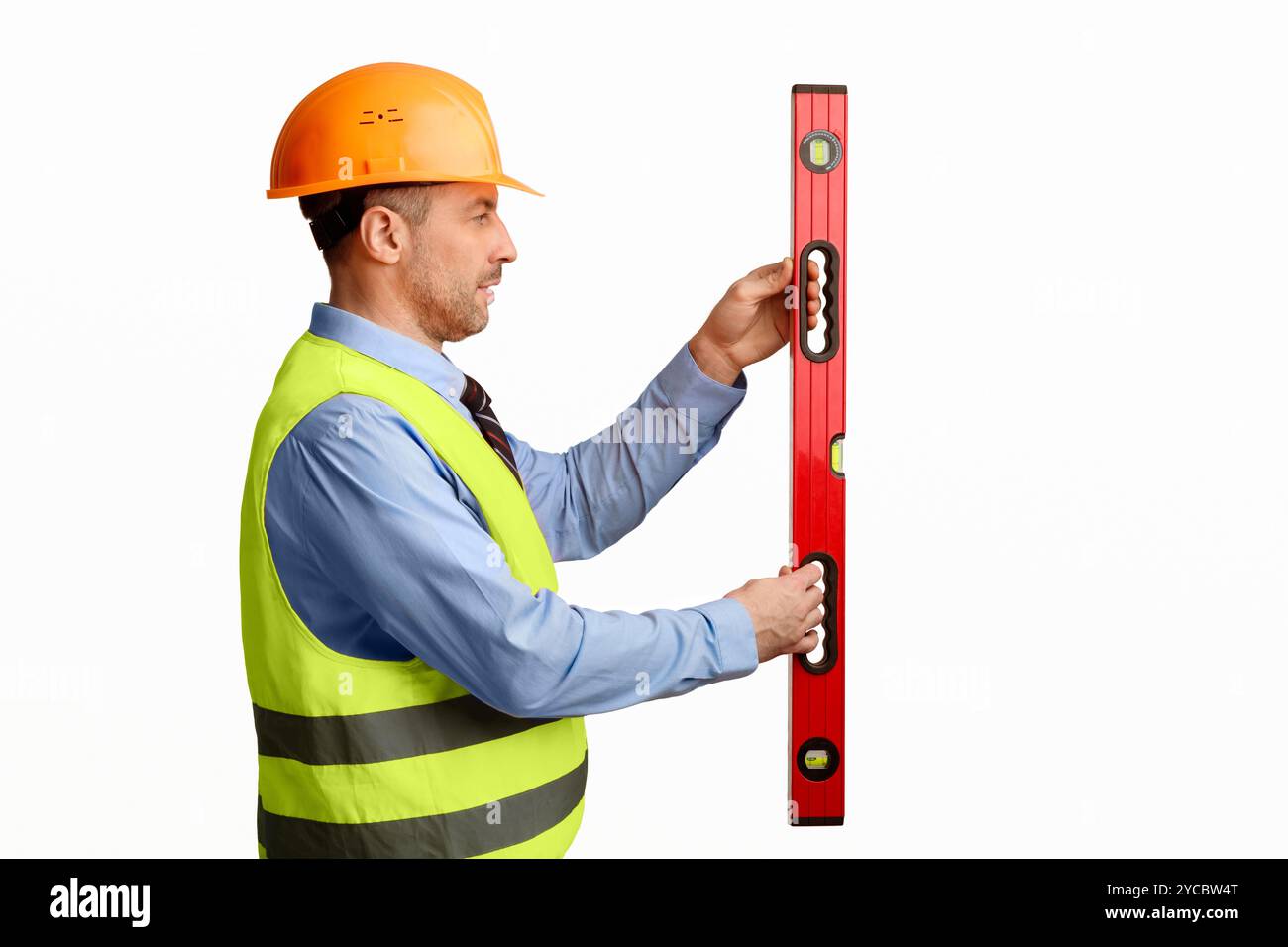 Industrial concept man worker using Cut Out Stock Images & Pictures - Alamy