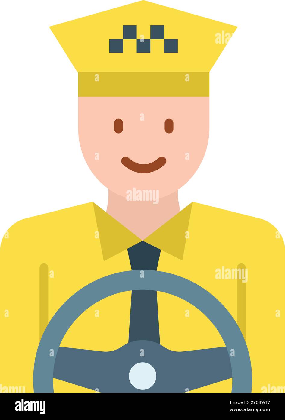 Taxi Driver icon vector image. Suitable for mobile application web ...