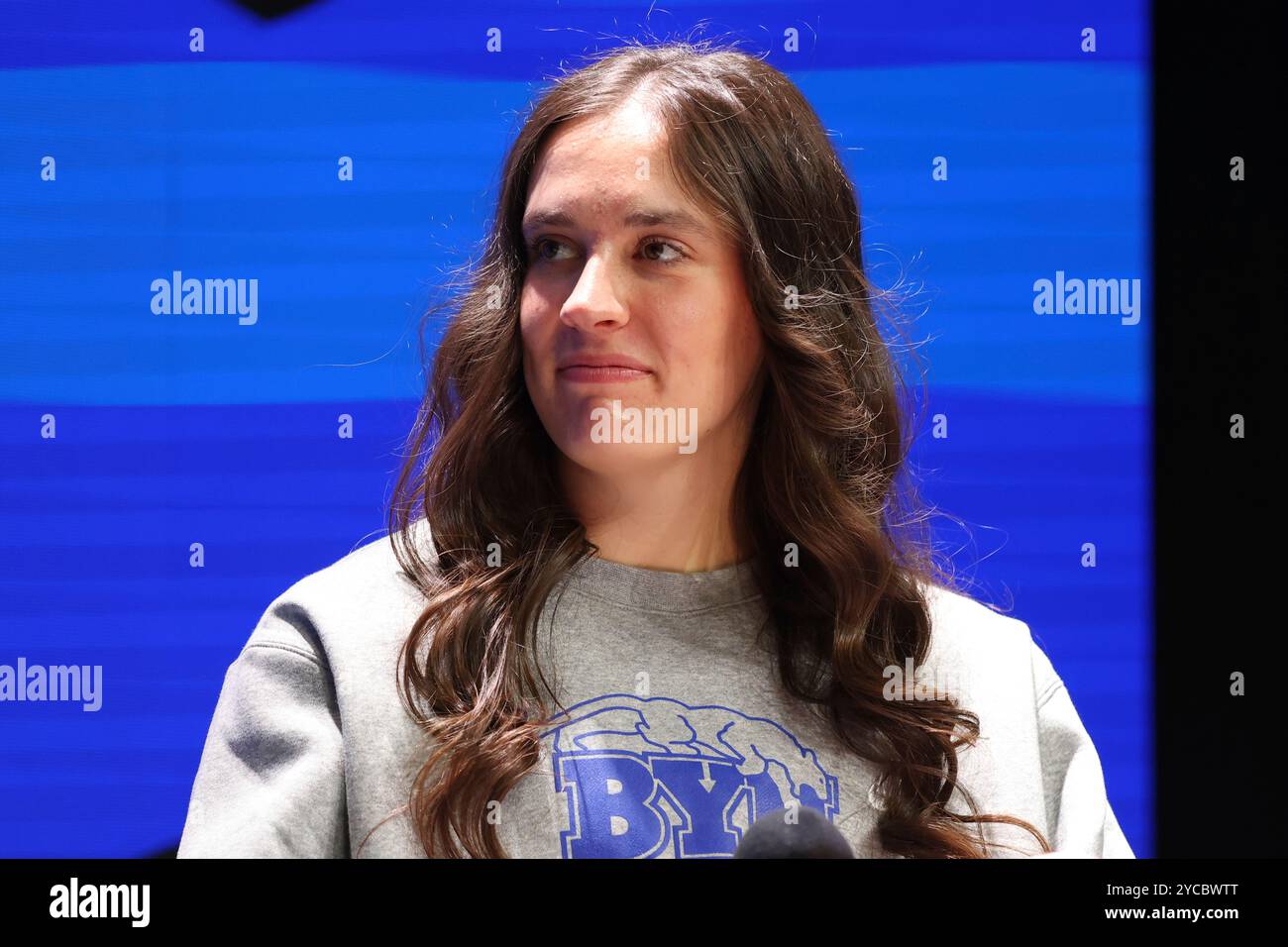 KANSAS CITY, MO - OCTOBER 22: Brigham Young Cougars forward Emma ...