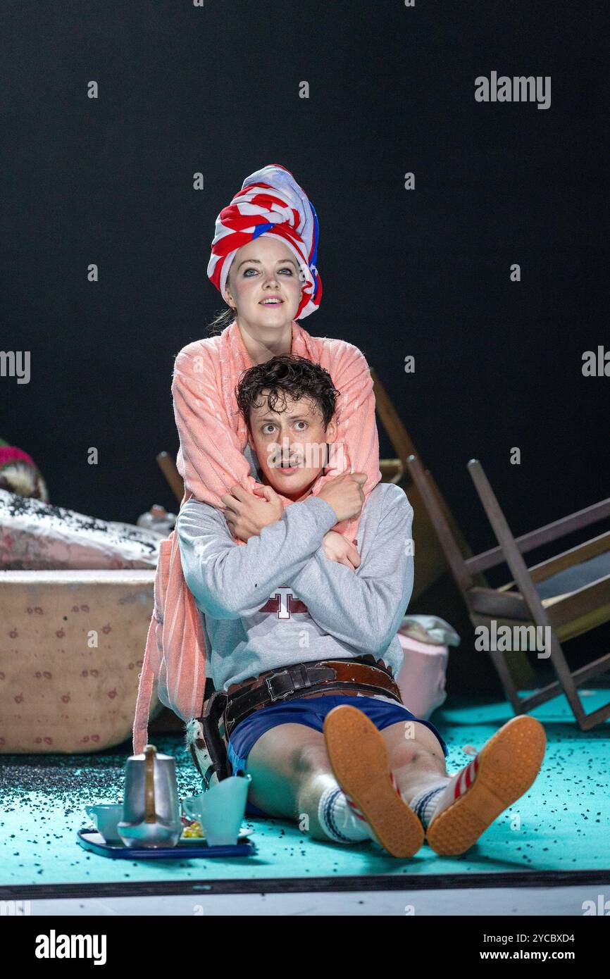 Rowan Pierce (Dede), Henry Neill (Junior) in A QUIET PLACE at the ...