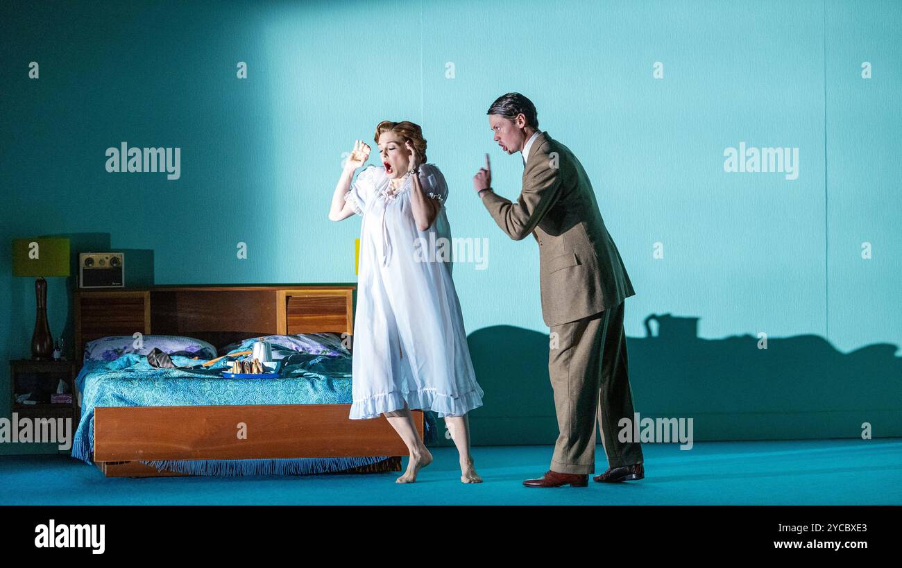 Wallis Giunta (Dinah), Henry Neill (Sam) in TROUBLE IN TAHITI at the ...