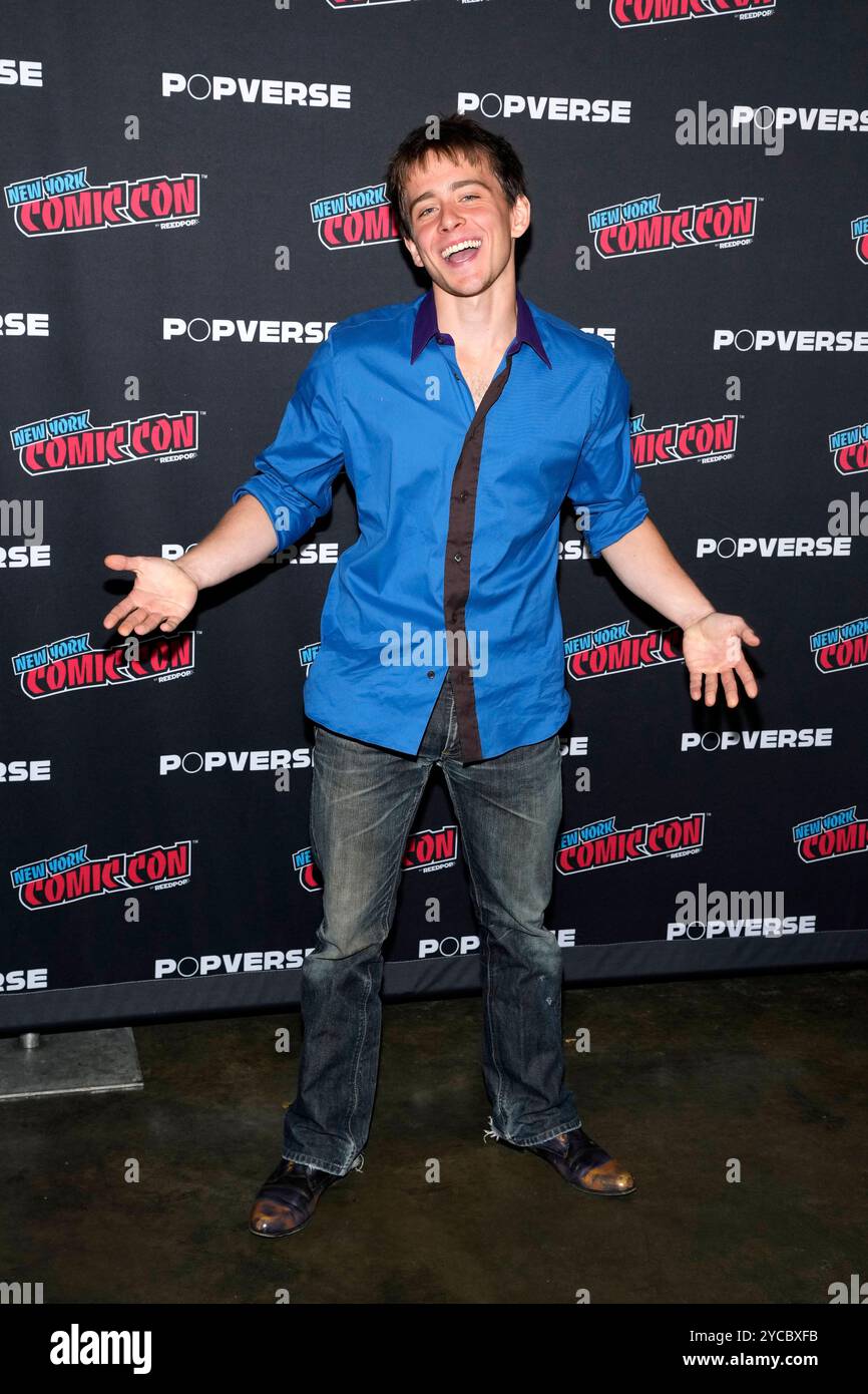 Sam McCarthy participates in the "Goosebumps: The Vanishing" panel ...