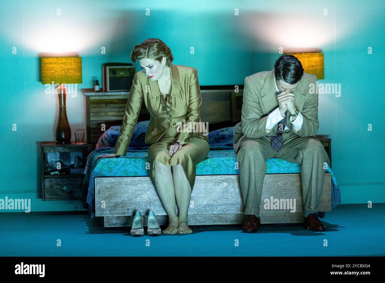 Wallis Giunta (Dinah), Henry Neill (Sam) in TROUBLE IN TAHITI at the ...