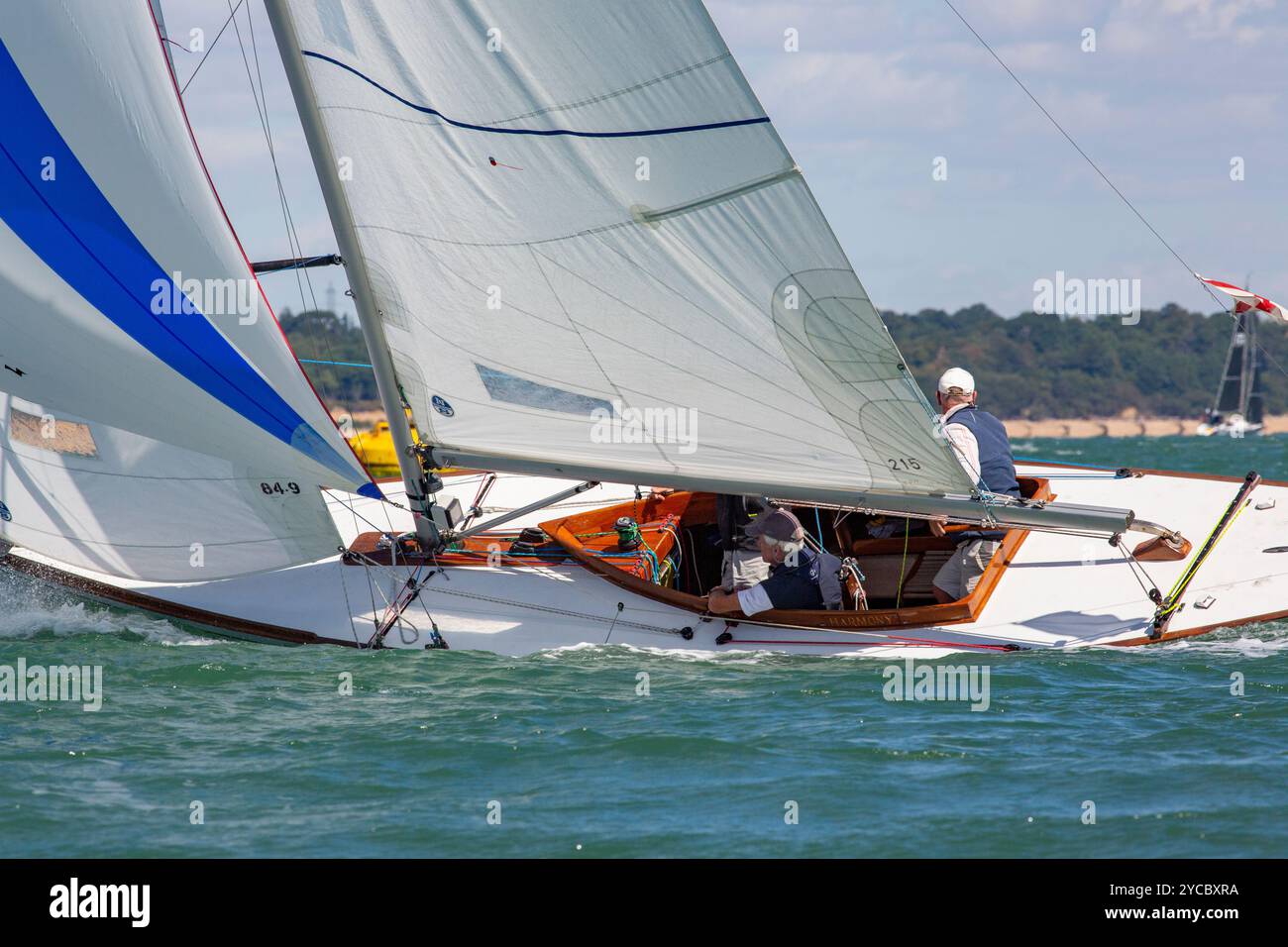 Solent Sunbeam class yachts racing in Cowes Week 2022 Stock Photo - Alamy