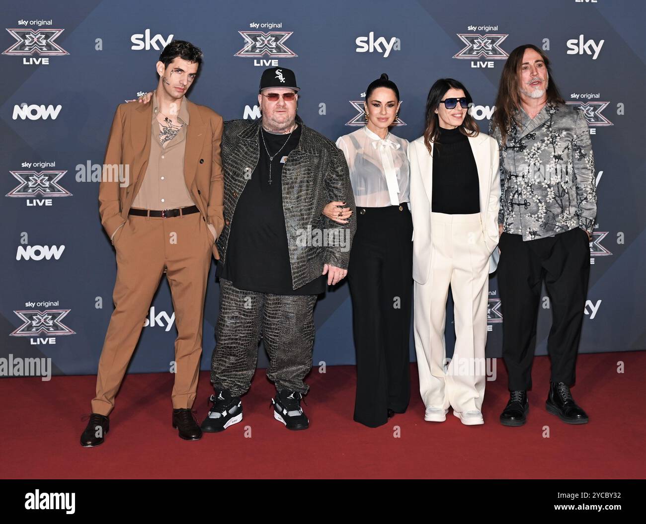 Milan, Italy Live Show of X Factor 2024 photocall judges, presenters ...