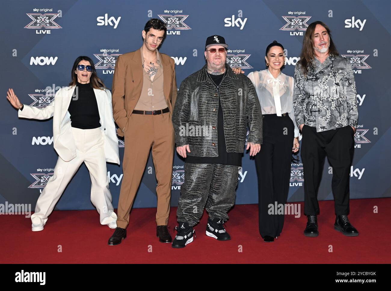 Milan, Italy Live Show of X Factor 2024 photocall judges, presenters ...