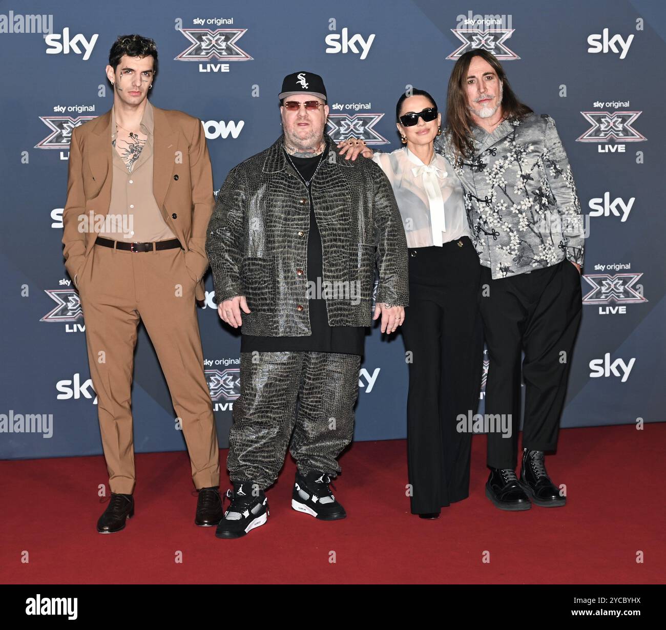 Milan, Italy Live Show of X Factor 2024 photocall judges, presenters ...