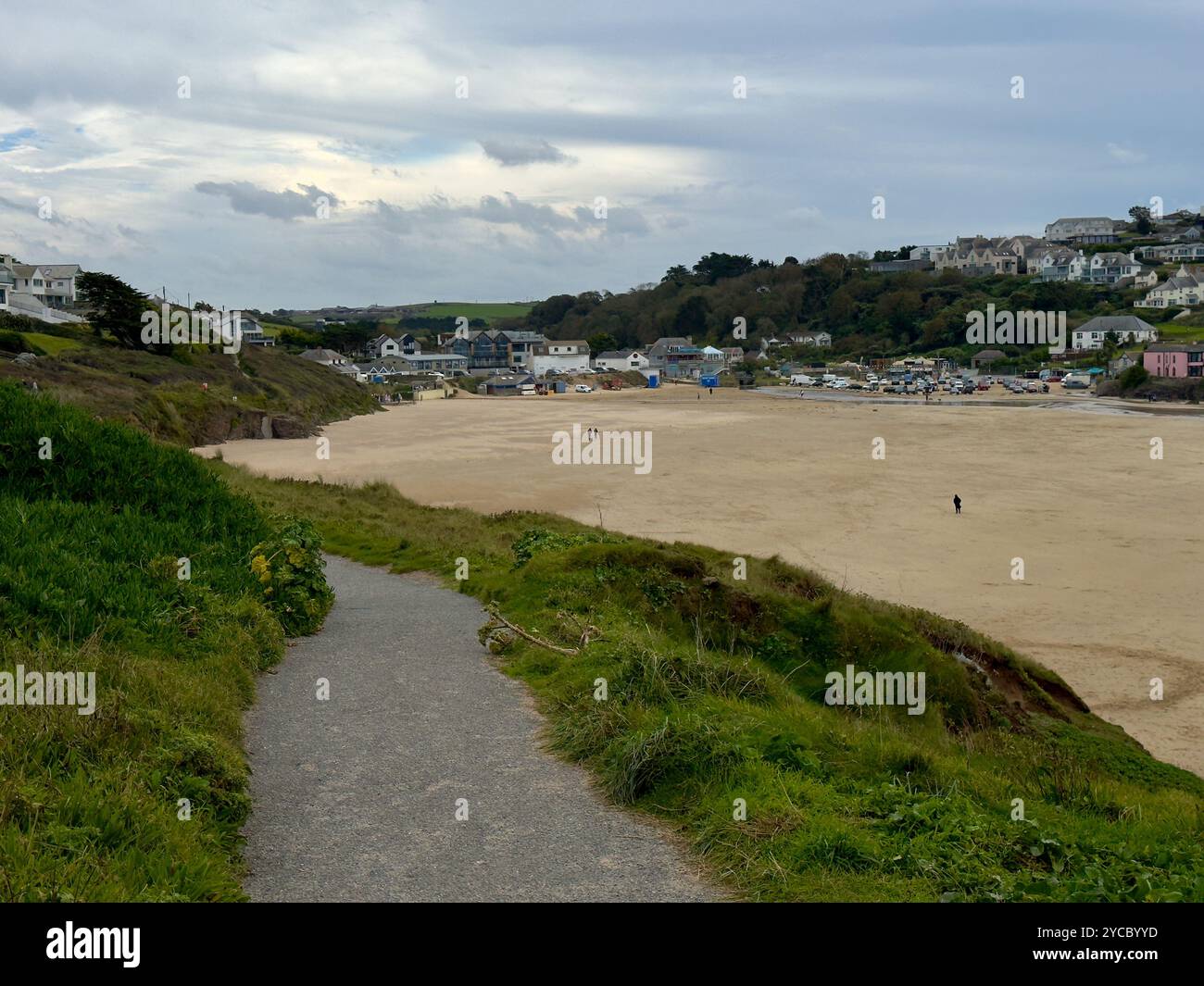 Pictured is a Cornish coastal walk, UK Stock Photo - Alamy
