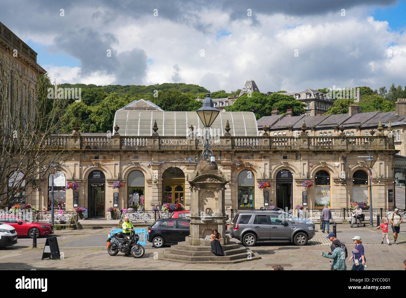 The Baths in Buxton, Derbyshire. Photo date: Tuesday, August 6, 2024. Photo: Richard Gray/Alamy ...