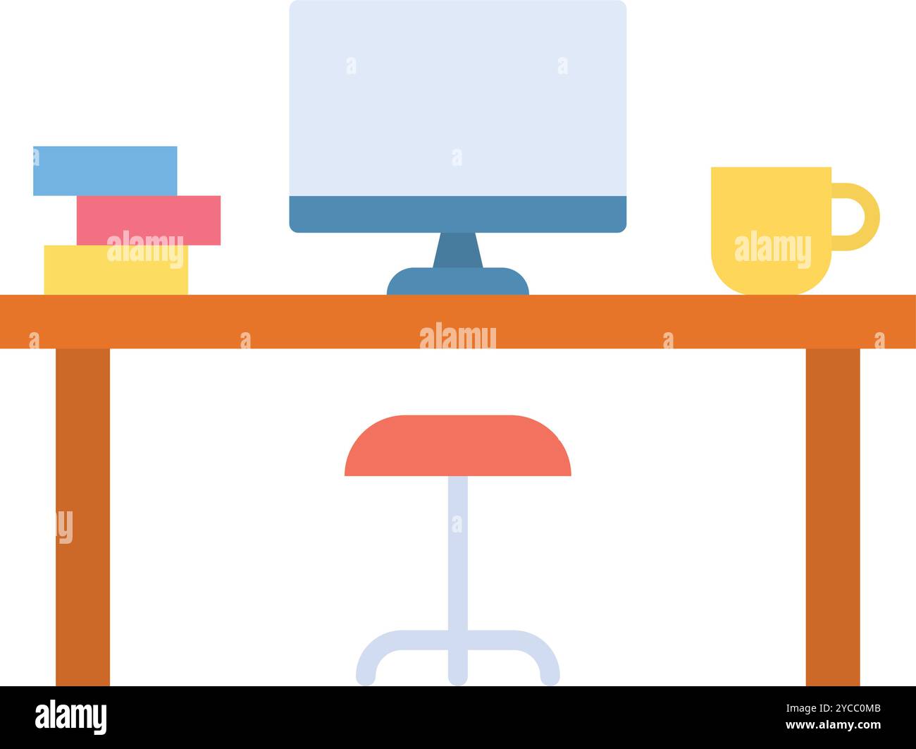 Work Table icon vector image. Suitable for mobile application web ...