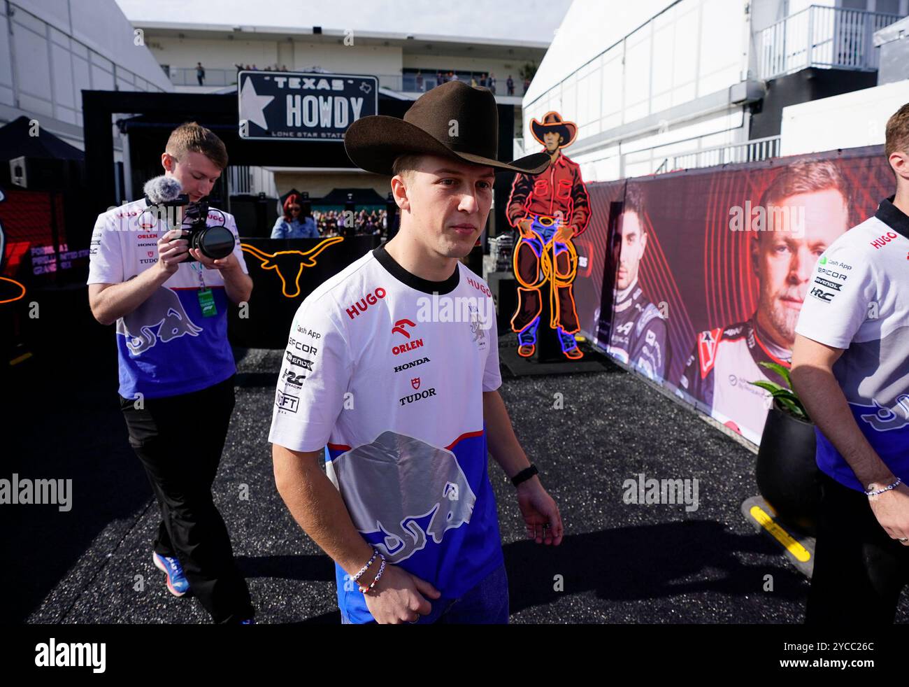 RB driver Liam Lawson during the 2024 United States Grand Prix in ...