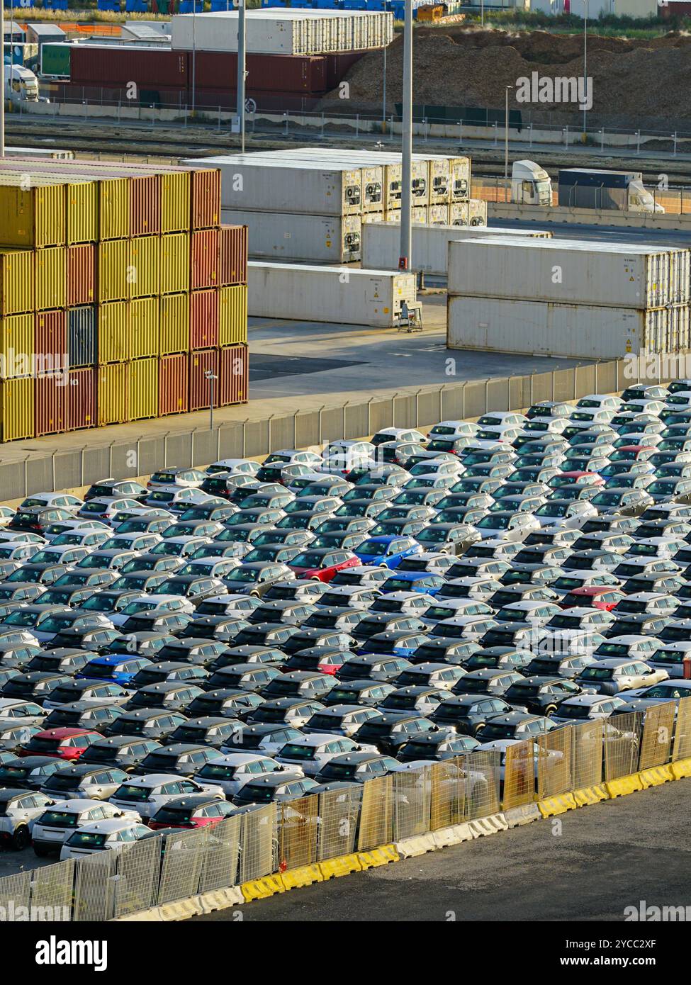 Cargo containers, parking lot hi-res stock photography and images - Alamy