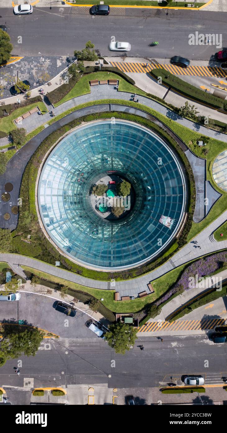 Aerial view of the mall in Santa Fe, Mexico City Stock Photo - Alamy