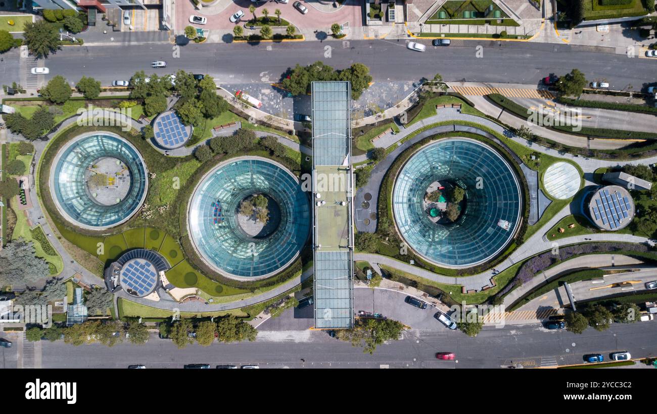 Aerial view of the mall in Santa Fe, Mexico City Stock Photo - Alamy
