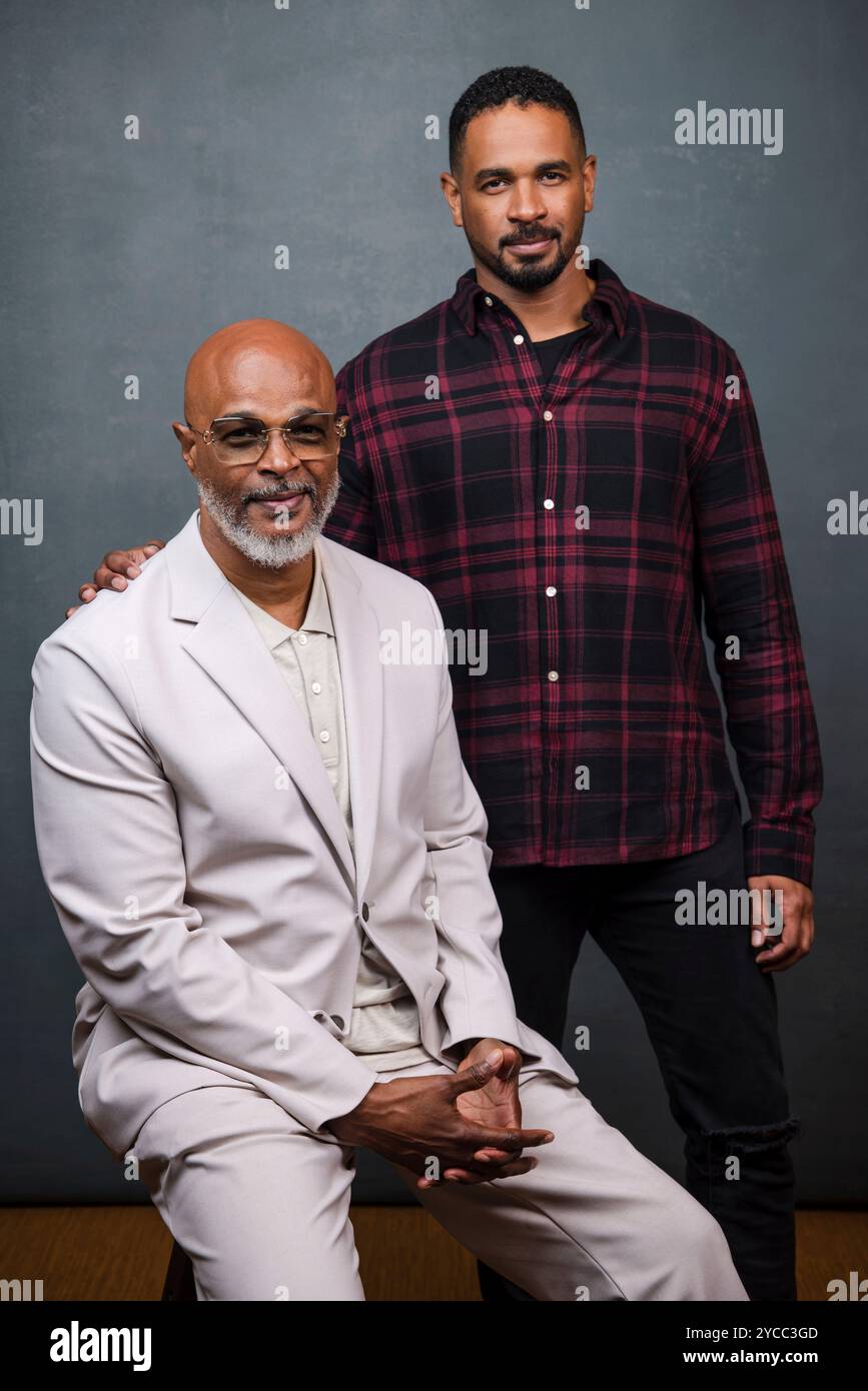 FILE - Damon Wayans, left and Damon Wayans Jr. pose for a portrait to ...