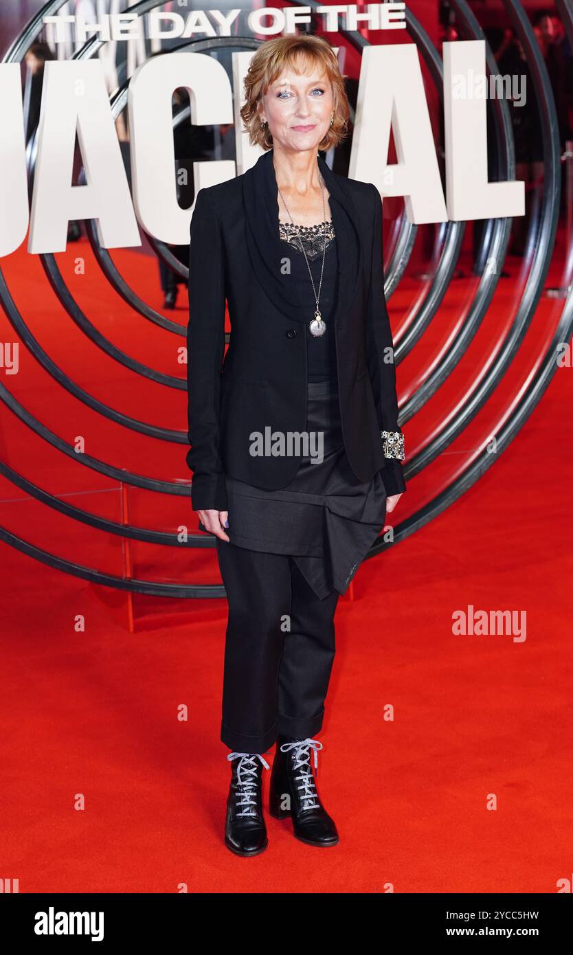 Lia Williams attending the Day of the Jackal UK premiere at Queen ...