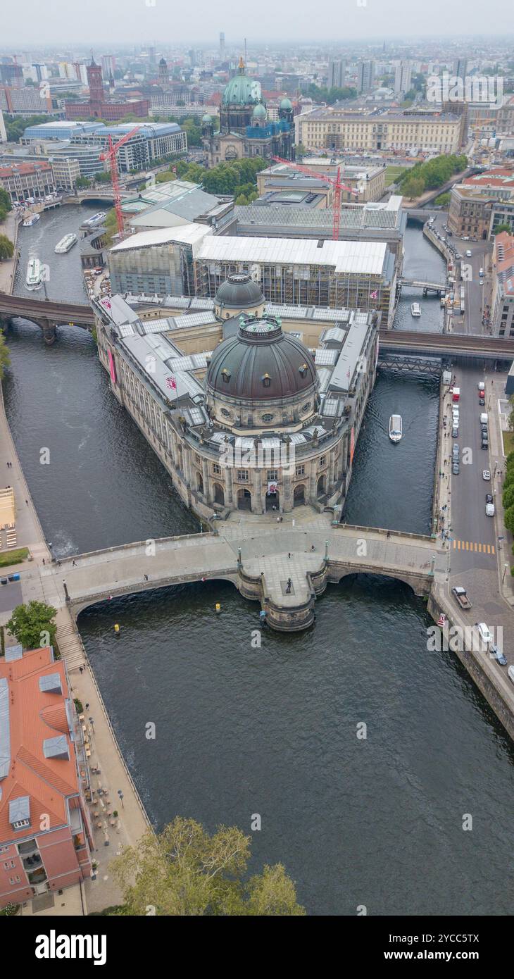 Aerial view of Museum Island (Museumsinsel), Berlin, Germany Stock ...