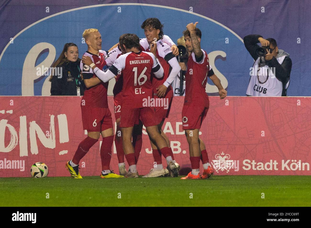 Köln, Deutschland 22. Oktober 2024: 3 . Liga - 2024/2025 - Viktoria ...