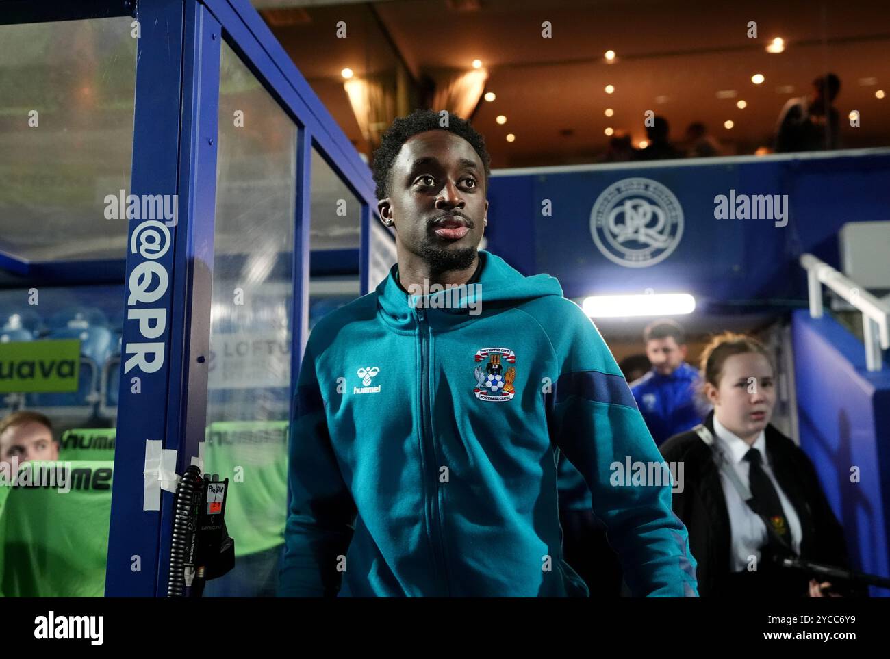 Coventry City's Fabio Tavares arrives before the Sky Bet Championship ...