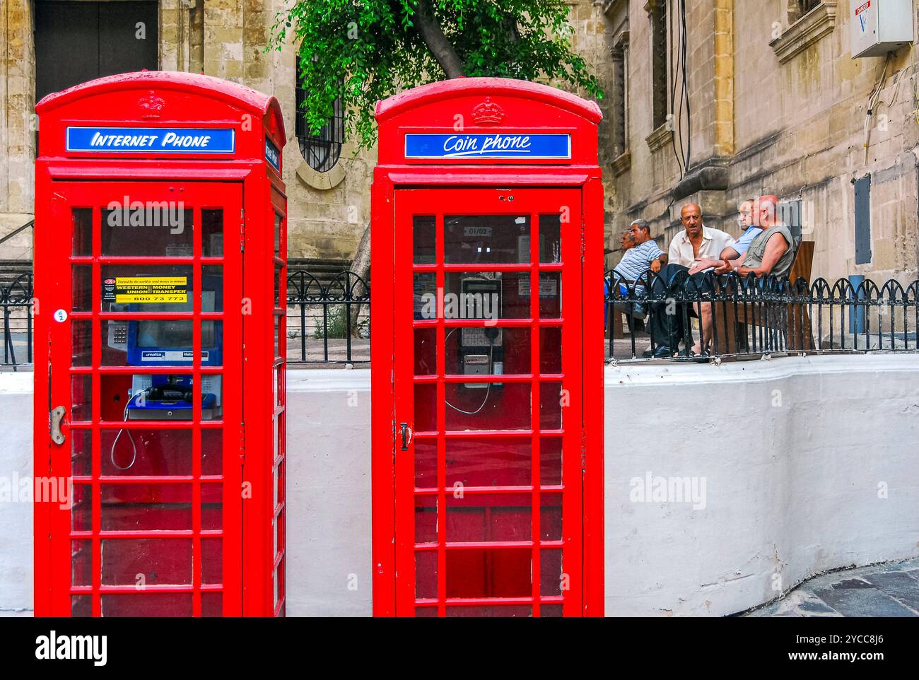 Archipelago Maltese - Malta Valletta English telephone booth Stock ...
