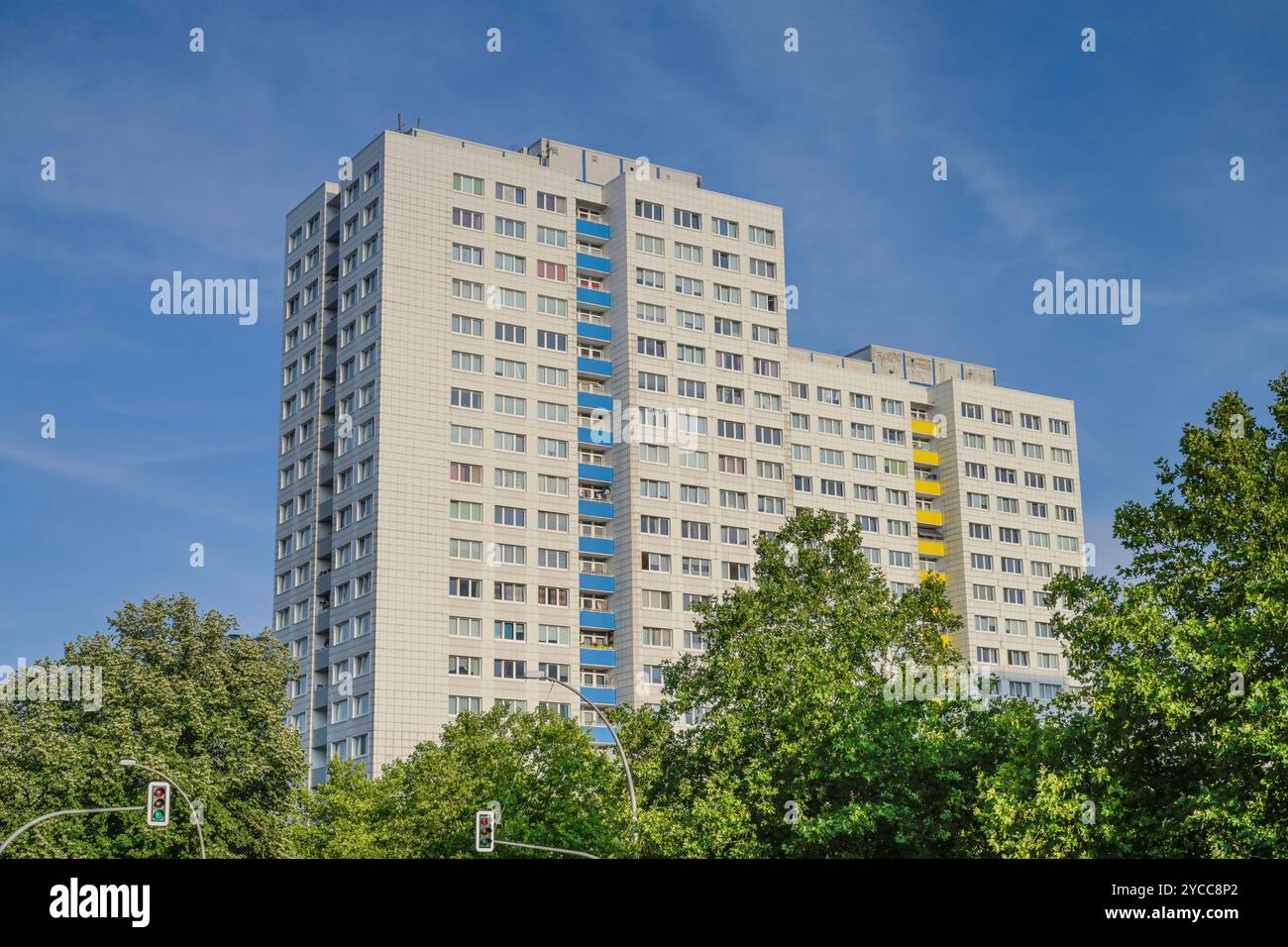 Wohnhaus, Hochhaus, Platte, Frankfurter Allee, Lichtenberg, Berlin ...