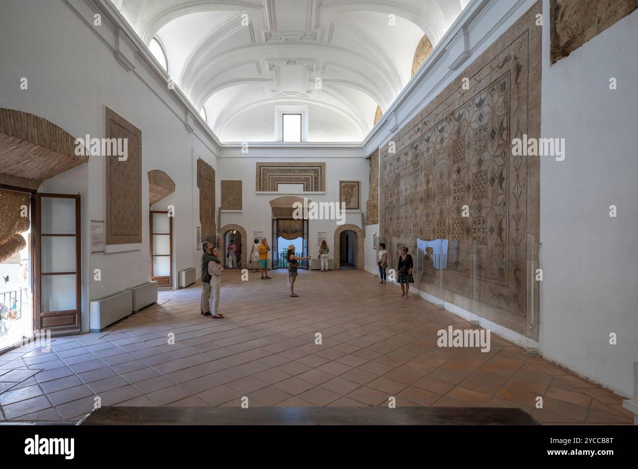 Hall of mosaics, Alcazar de los Reyes Cristianos, Cordoba, Andalusia, Spain Stock Photo - Alamy
